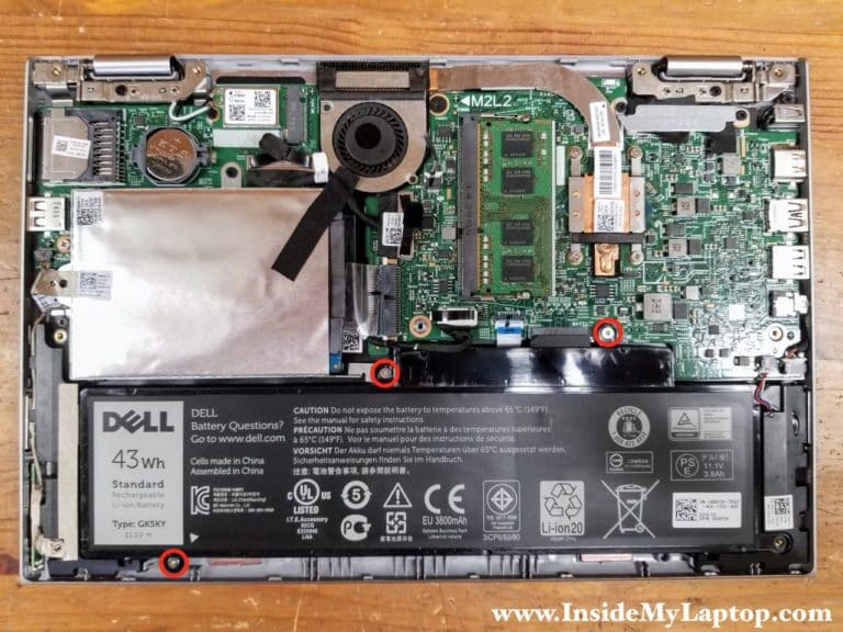 Taking apart Dell Inspiron 11 3147 3148 (model P20T) – Inside my laptop