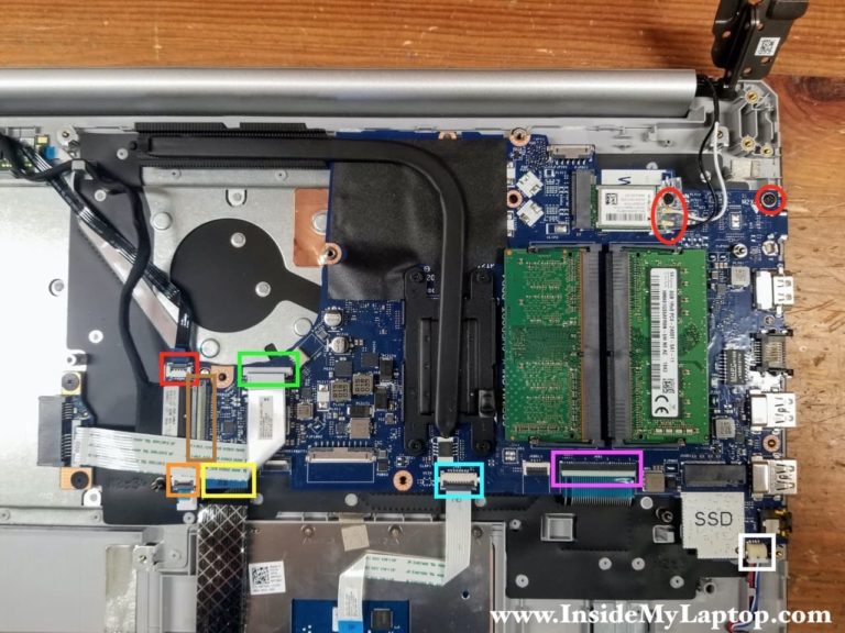 Taking apart Dell Inspiron 17 5770 5775 (model P35E) – Inside my laptop